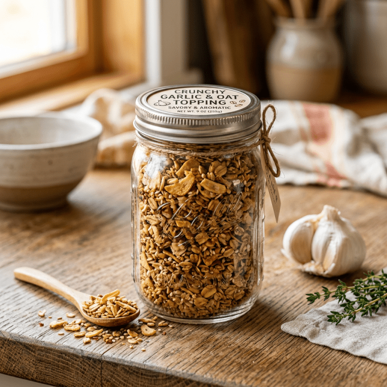 Garlic Crunch Salad Topping | Kitchen Moxy